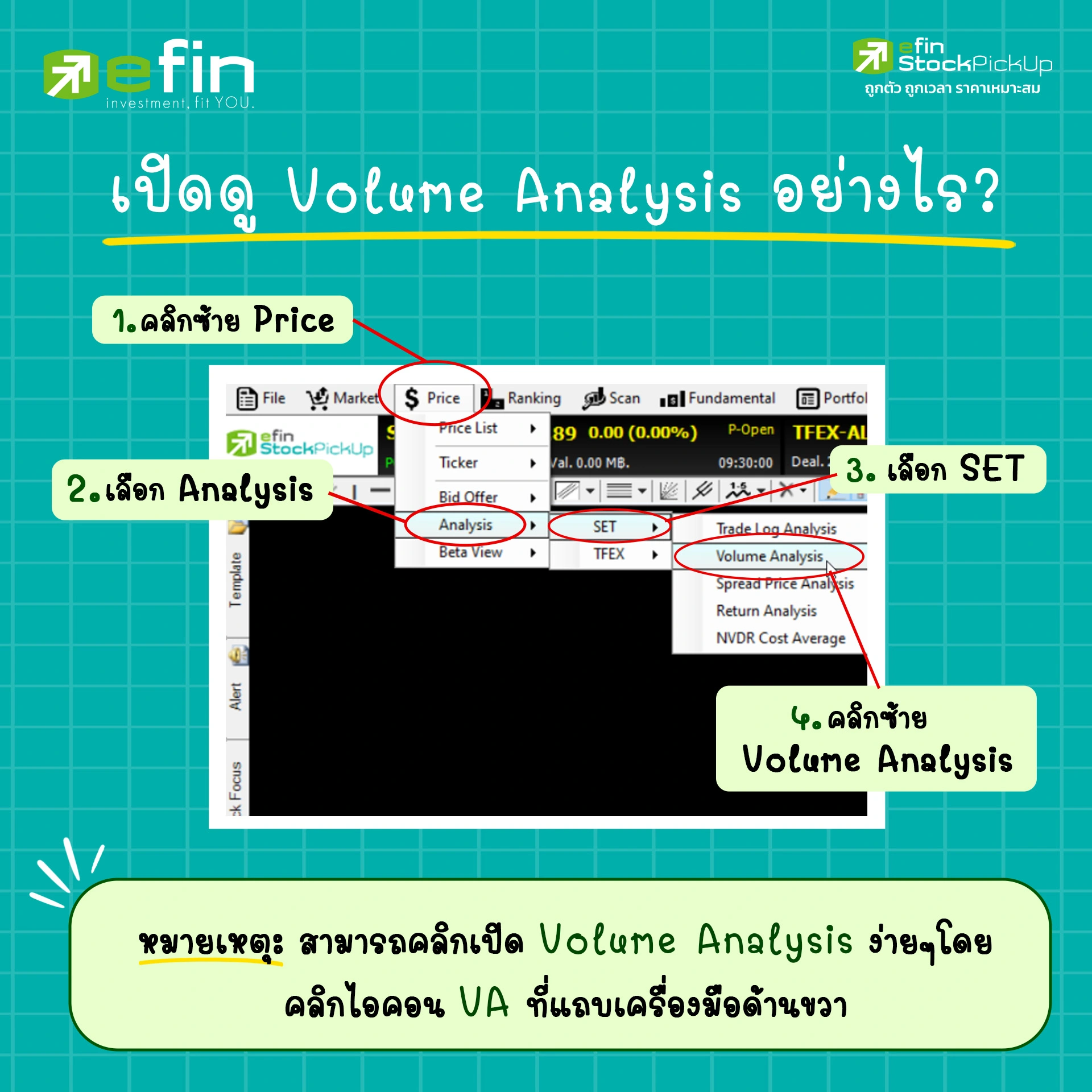 4 เทคนิคการใช้งาน Volume Analysis ให้เกิดประโยชน์ - efin